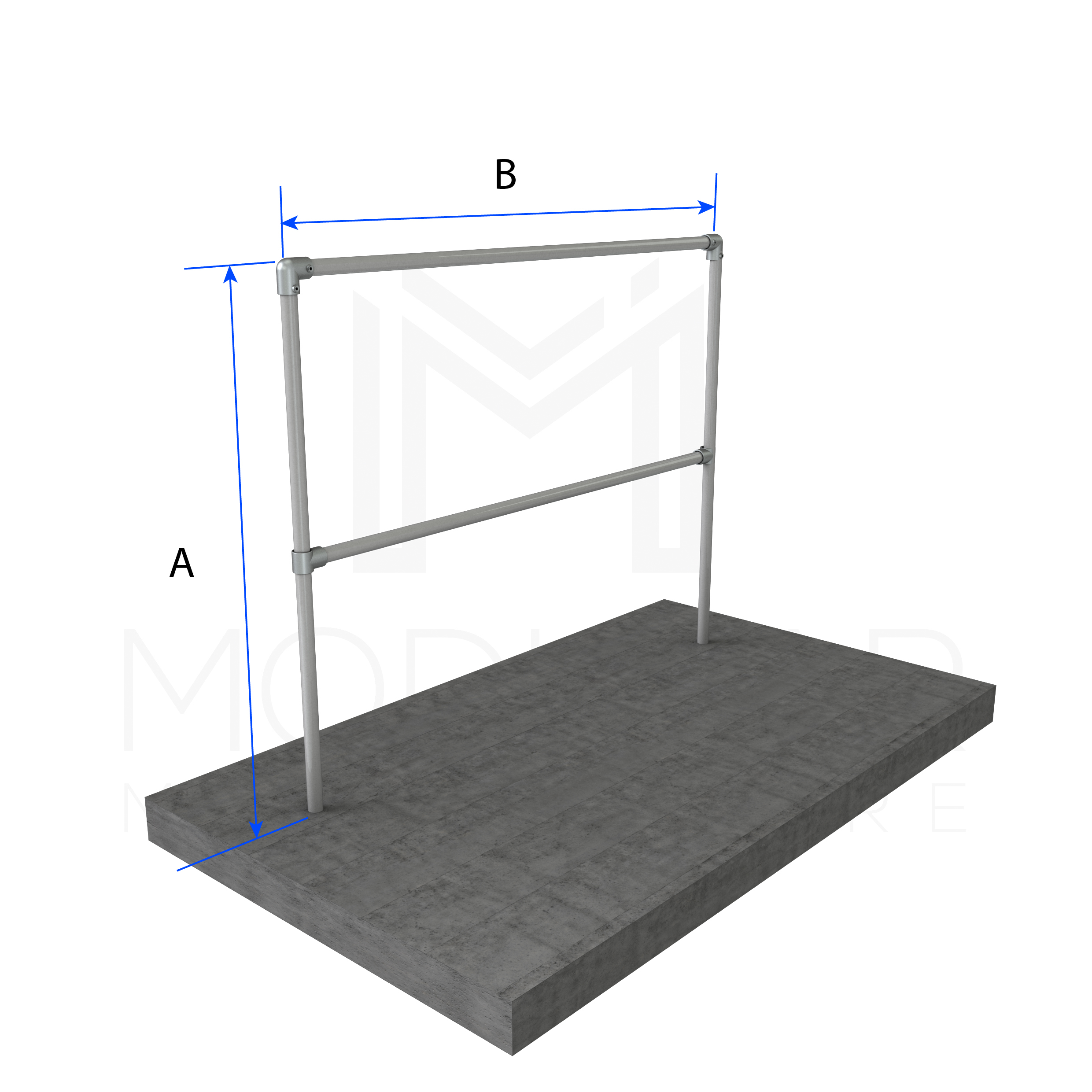 Cast in Sign Frame Single Dimensions - Modular Metal Store