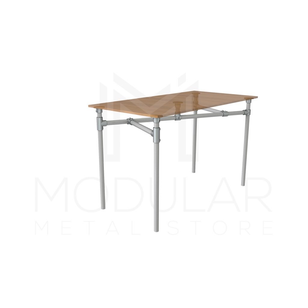 Diagonal Table Frame - Modular Metal Store