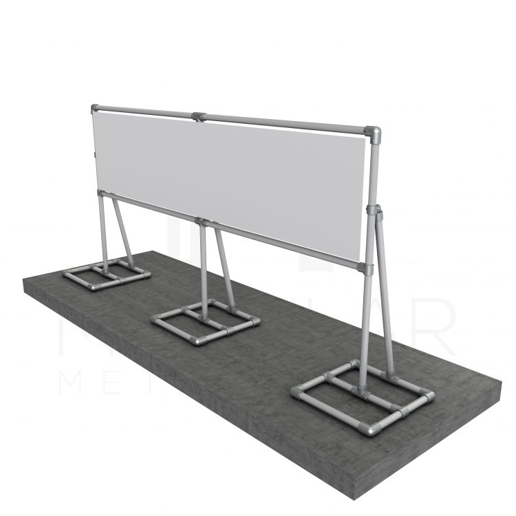Free Standing Heavy Duty Sign Frames – Mulitple Spans - Modular Metal Store