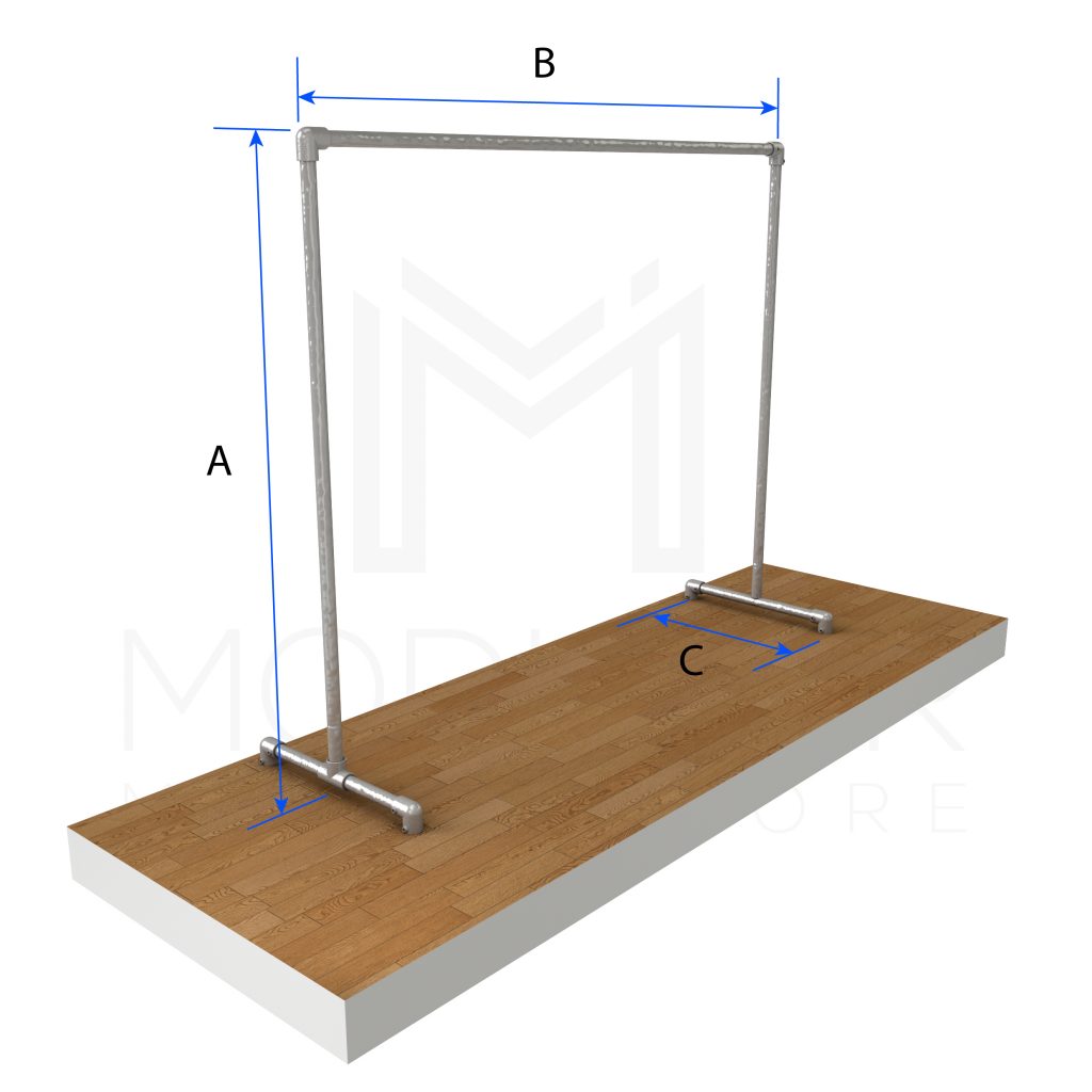 Build Your Own Modular Clothes Rail | Modular Metal Store