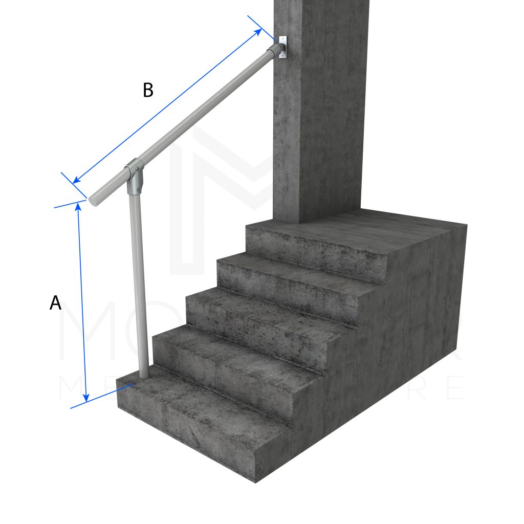 Metal Domestic Handrail Kits UK | Modular Metal Store